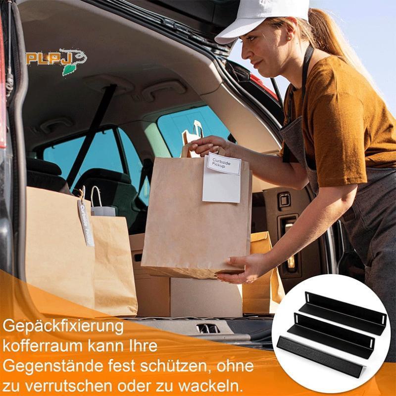 PLPJ รถ Trunk Cargo Divider โลหะกระเป๋าเดินทาง Fixation Trunk Organizer ...