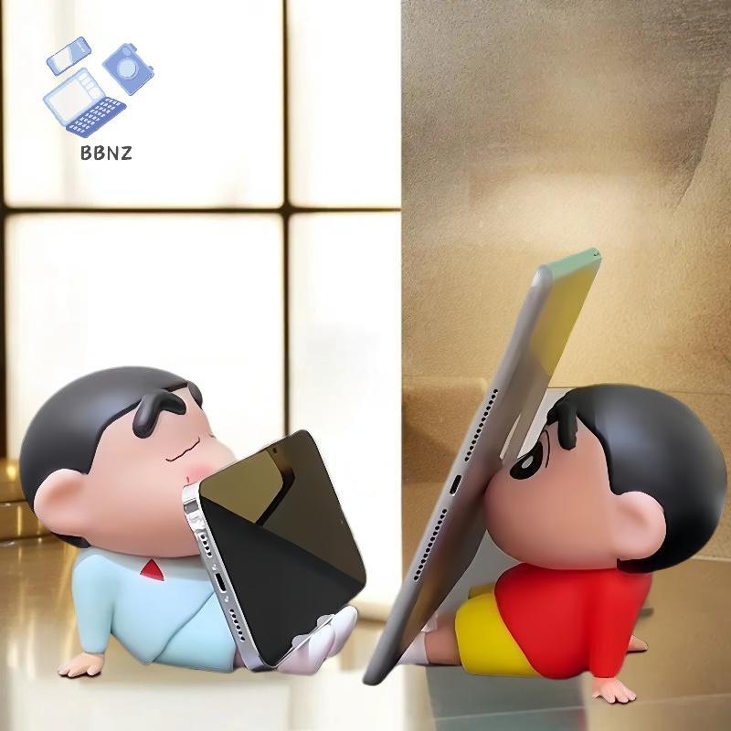 [BBNZ] ใหม่ Crayon Shin-Chan Action Figure Lazy ผู้ถือโทรศัพท์มือถือ ...