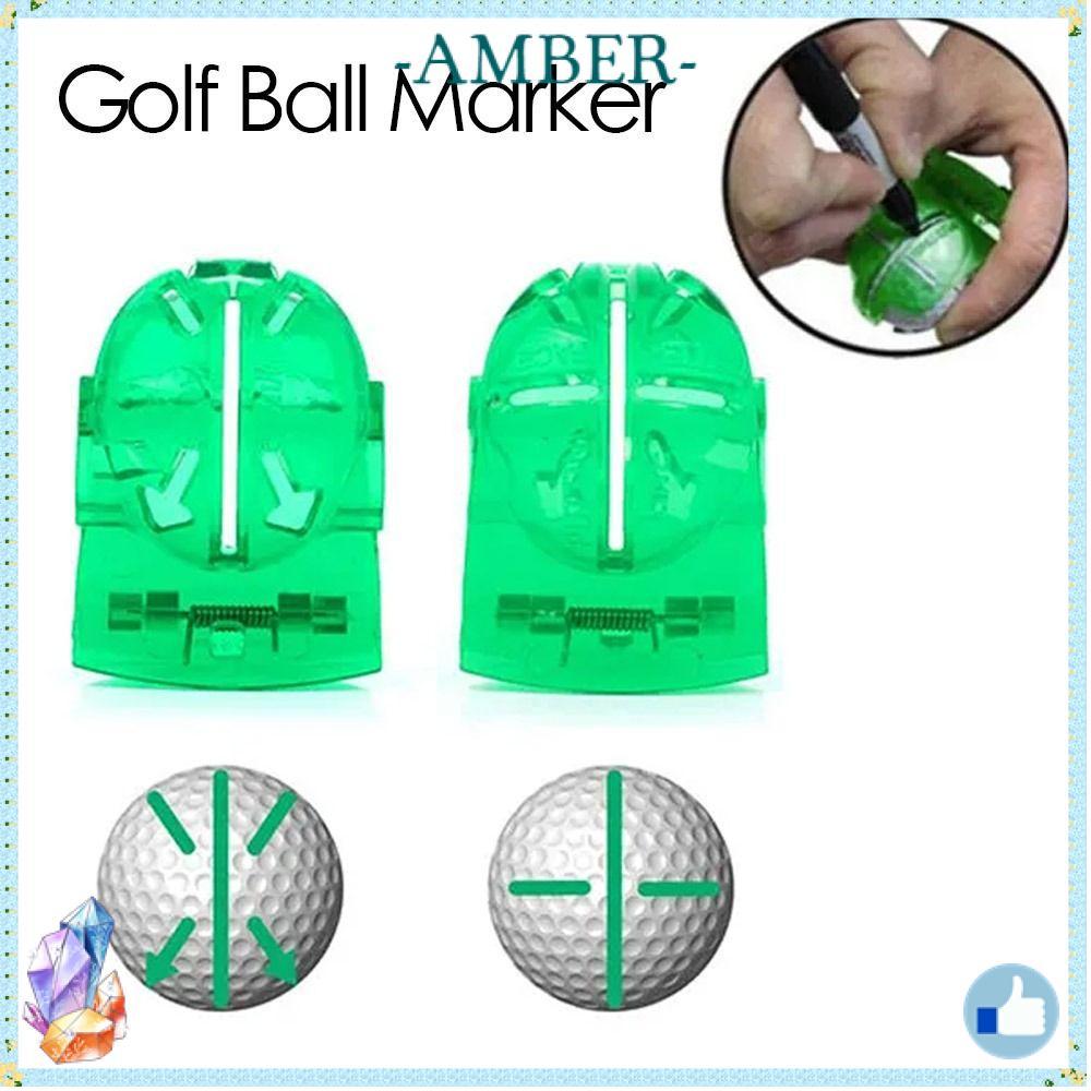 AMBER Golf Mark Stencil Golf Tool Line Drawing Marker Sport Tool Line ...