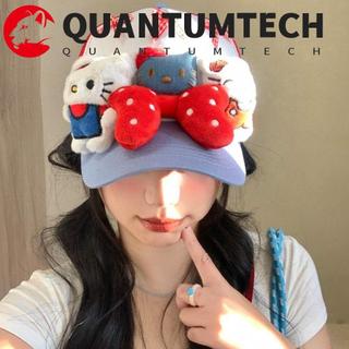 QUANTUMTECH Kitty Bow เบสบอลหมวก น่ารักแบบ Y2K ปรับได้ สบายในการใช้งานทั้งวัน | Shopee Thailand