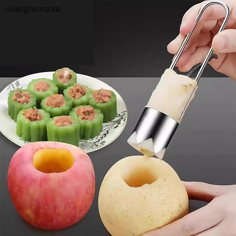 (niangbenaaa) สแตนเลสผลไม้ Core Remover Pear Bell Peppers Pitter ...