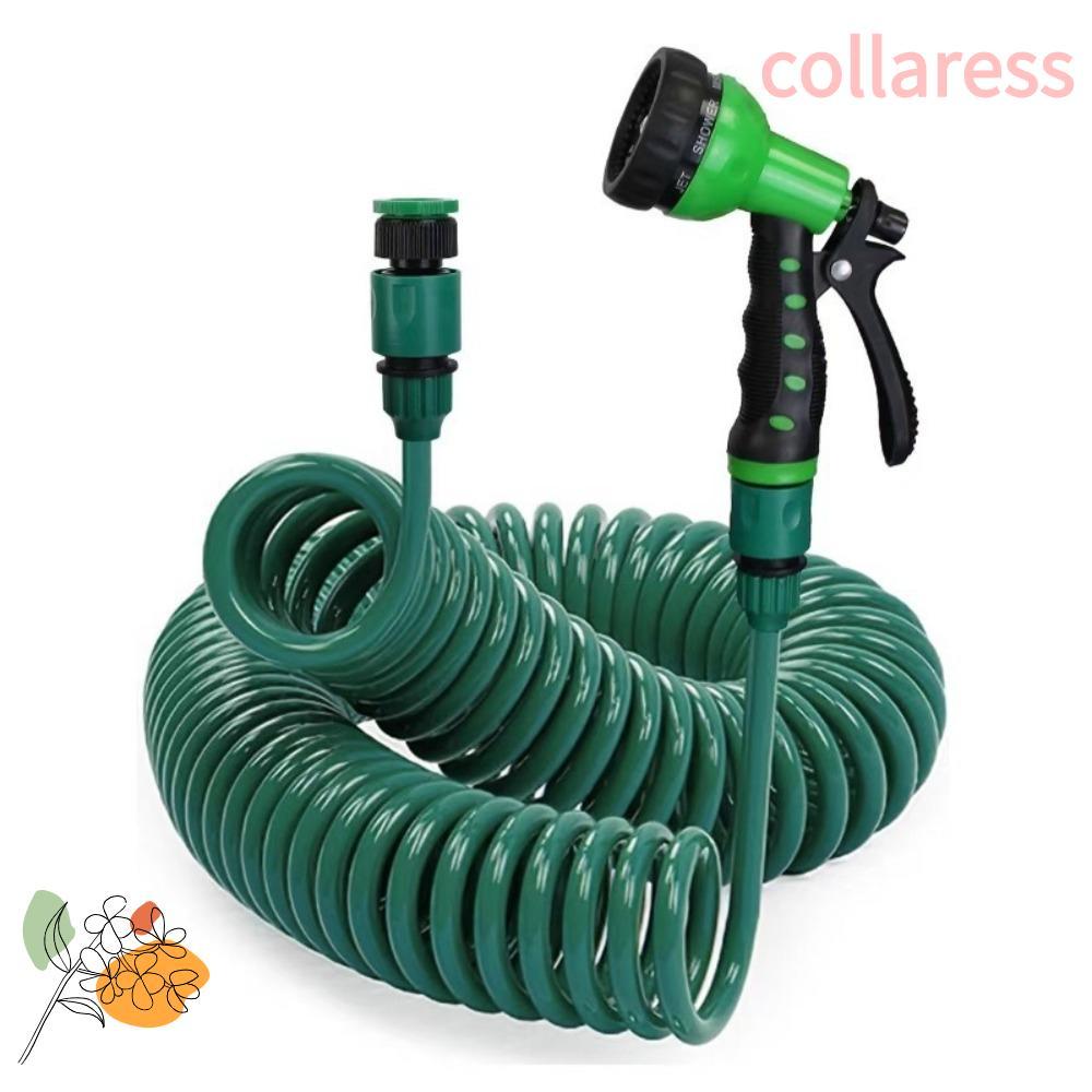 COLLARESS ท่อน้ํายืด, - Proof ท่อแรงดันสูง Garden Coil Hose, 7 Function ...