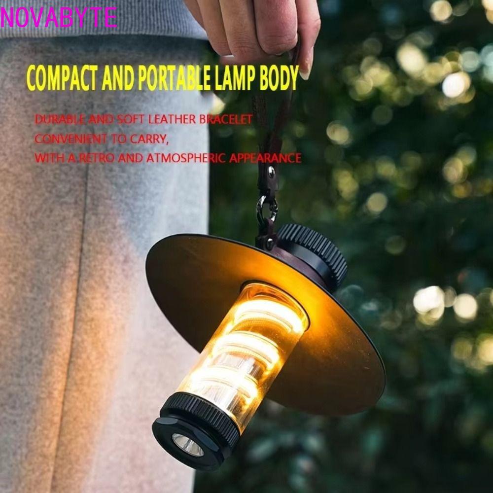 NOVABYTE ไฟฉายพกพา, IP4X Rated กันน้ํา LED Camping Lights, มัลติฟังก ...