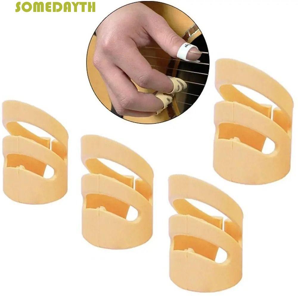 SOMEDAY Finger Picks, Stringed Instrument ขนาดกลางและใหญ่ ALaka Pik ...