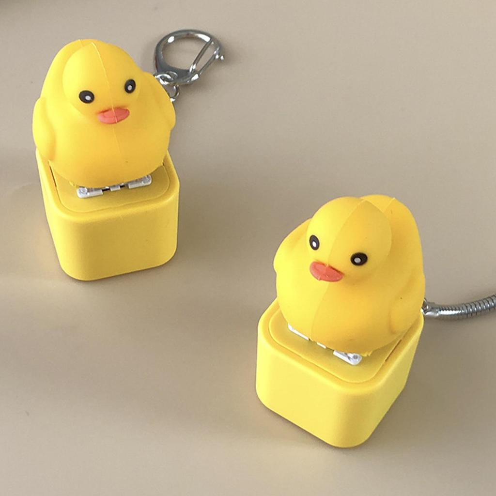 เป็ดคีย์บอร์ด Keycaps Quacky Duck Fidget ของเล่นความเครียด Reliever ...