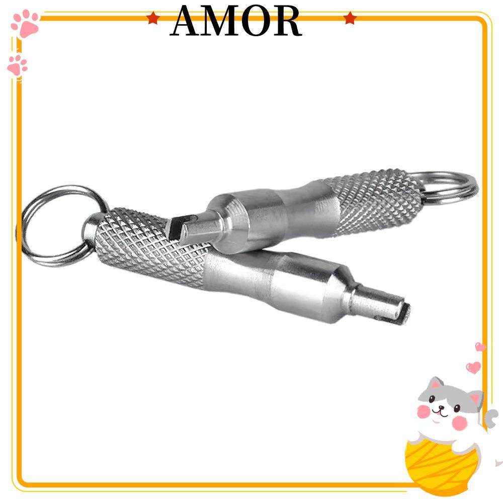 AMOR ไขควงซ่อมยาง, ประแจวาล์วยางป้องกันสนิมสแตนเลส, คุณภาพสูงพร้อมแหวน ...