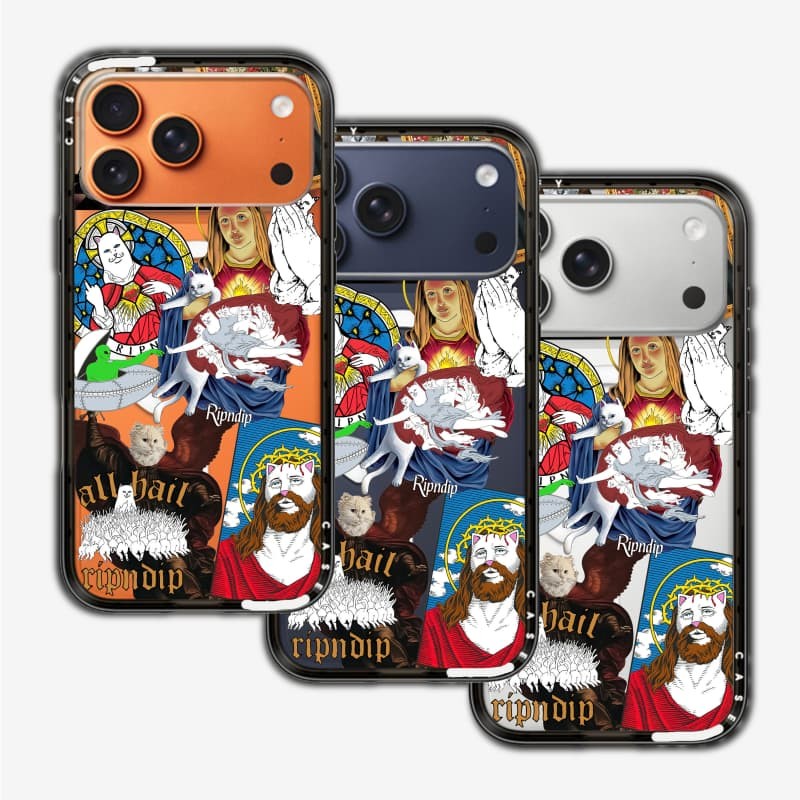CASECASE X RIPNDIP Stickermania Compact Clear Hard Case สําหรับ Apple ...