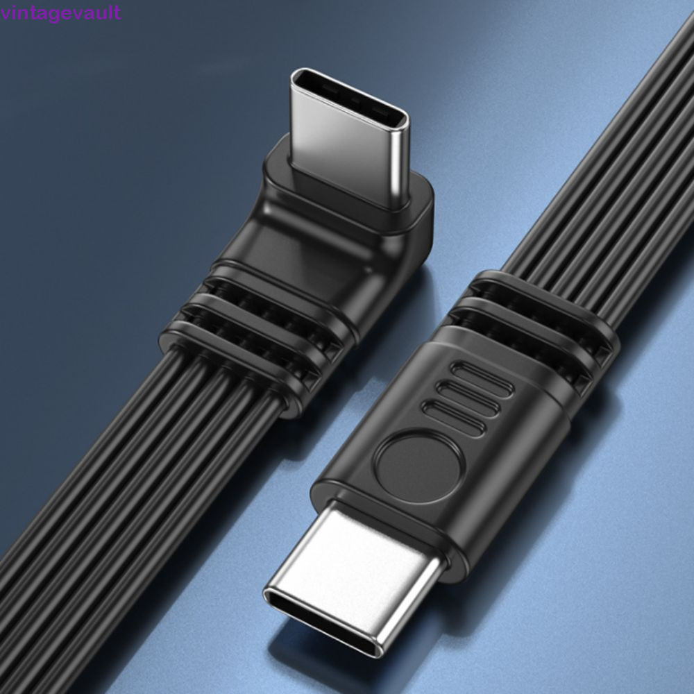 VINTAGEVAULT สายต่อ USB C, Type C ถึง Type C 90 องศา Type C Extended ...