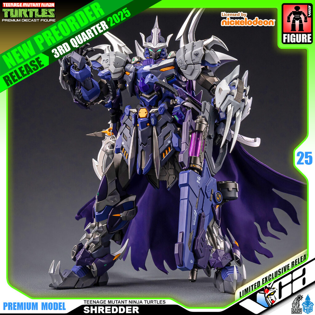 Heat Boys TMNT Ninja Turtles Shredder Mecha Metal Structure ประกอบ หุ่น ...