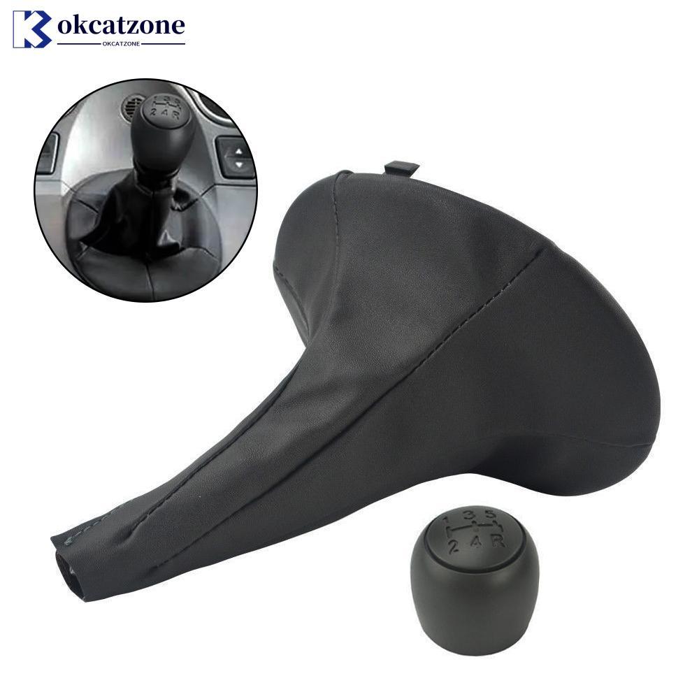 OKCATZONE 5 ความเร็วเกียร์รถเกียร์ Shift KNOB LEVER Shifter Gaiter Boot ...