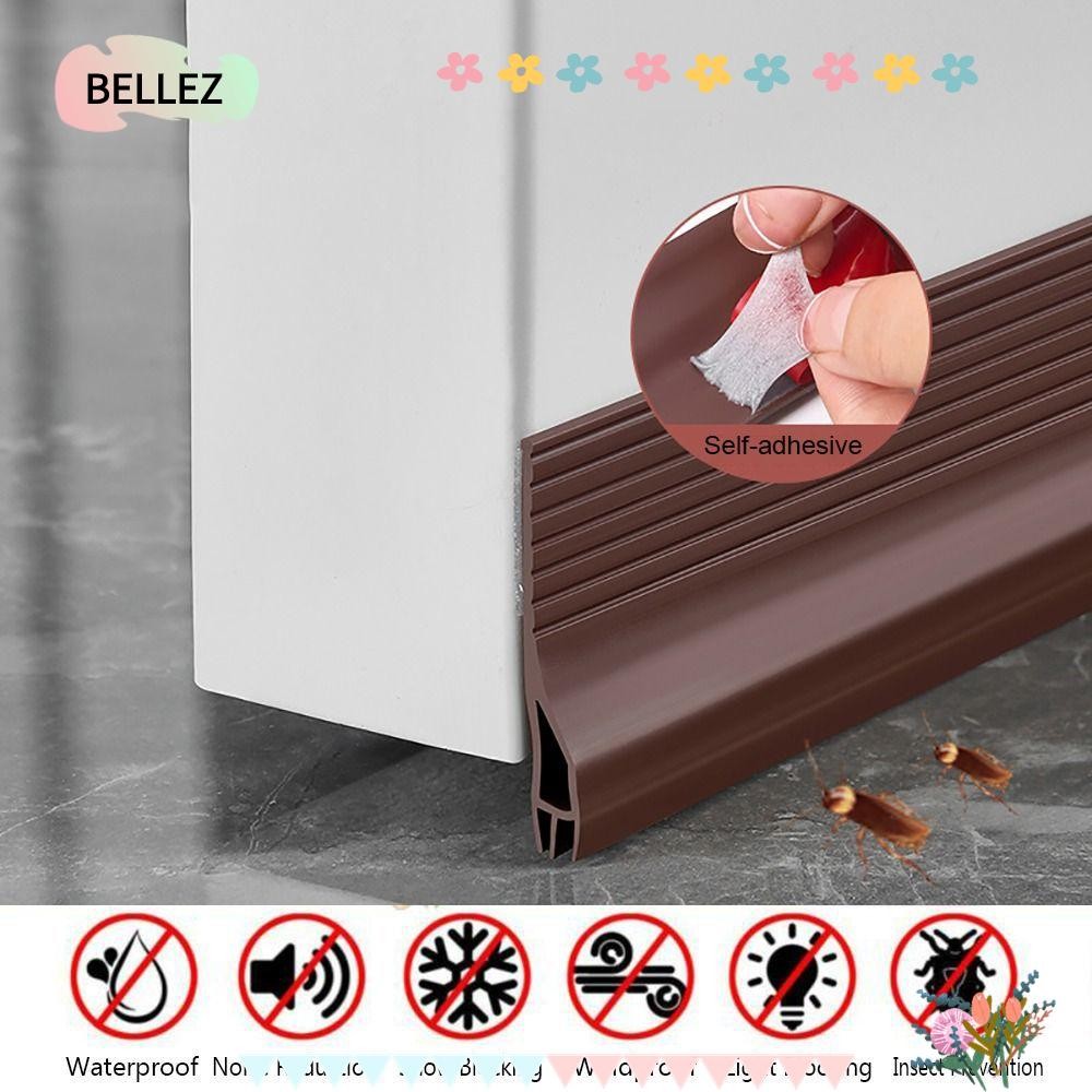 BELLEZ 100 ซม. เจาะกระจก Excluder TPE แมลงห้องนอนประตู Draft Stopper ...