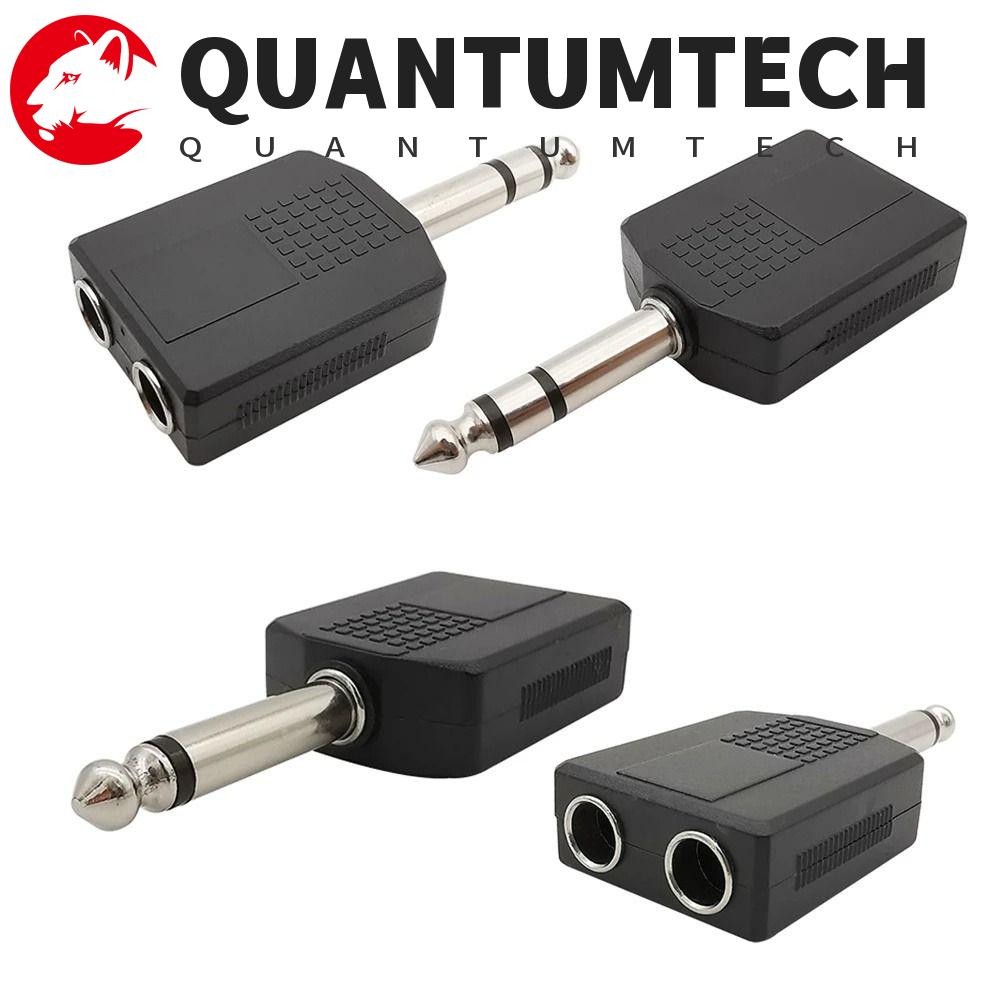 QUANTUMTECH 6.35 มม.ปลั๊กไมโครโฟนสายไฟขั้วต่อ AUX 6.35 มม.ชาย DIY 6.35 AUX Connector ไมโครโฟน ...