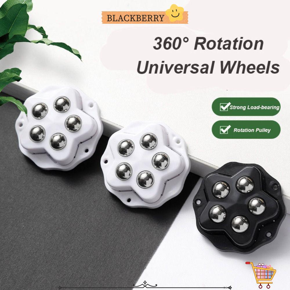 BLACKBERRY 4 ชิ้น/เซ็ต Universal Wheels, Strong Load-bearing Mute Ball ...