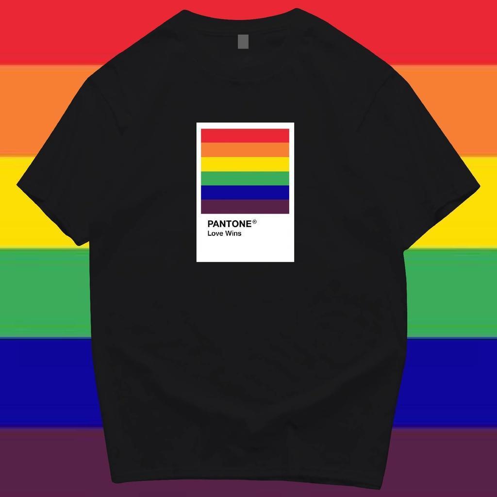 [COD]การออกแบบเดิม(พร้อมส่ง) เสื้อ PANTONE PRIDE MONTH ผ้าCotton ผ้าดี ...