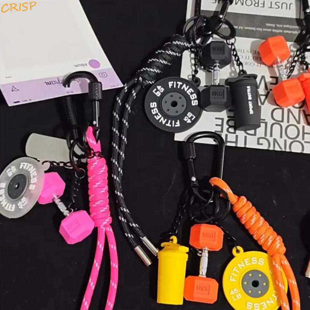 จี้ CRISP Fitness Series, Dopamine Barbell แผ่น Barbells Key Chain ...
