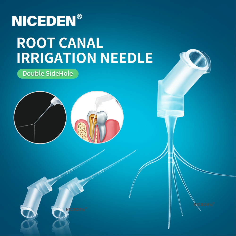 NICEDEN ทันตกรรม Double Hole Endo ชลประทานเคล็ดลับ 27G พลาสติก Root ...