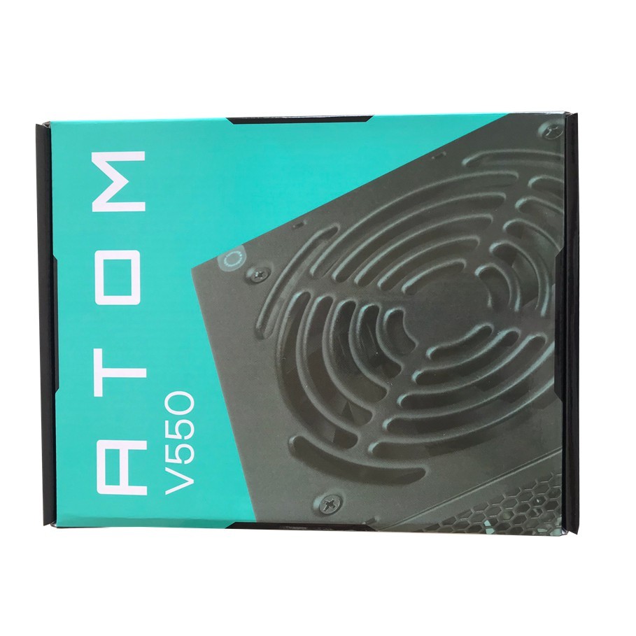 POWER SUPPLY (อุปกรณ์จ่ายไฟ) ANTEC ATOM V550 550W ประกัน 2 ปี เพาเวอร์ ...