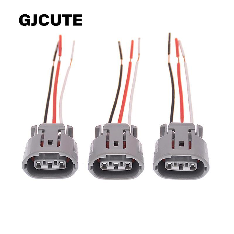 GJCUTE ไดชาร์จตะกั่วซ่อม 3 สายปลั๊ก Denso Regulator Harness Plug ...