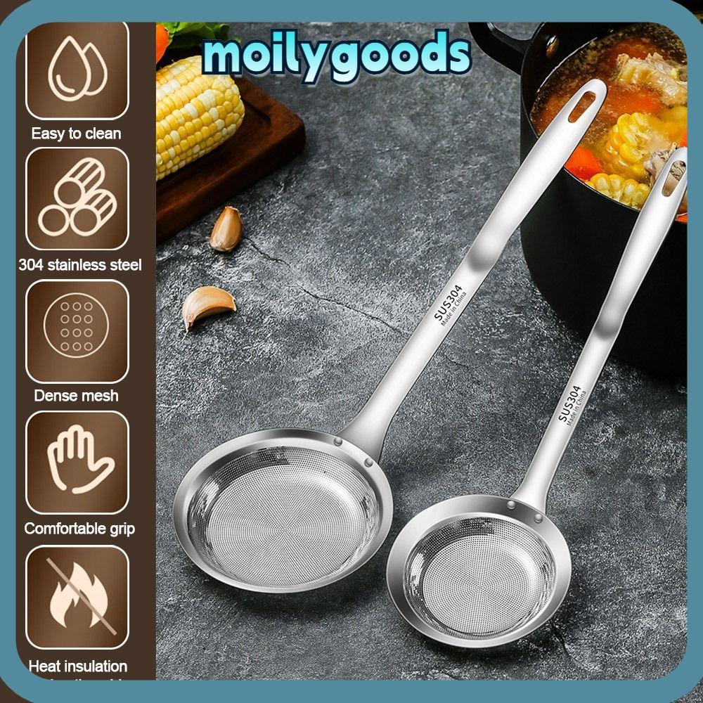 MOILYHD ช้อนพายไขมัน, ตาข่ายละเอียด Percolator น้ํามัน Dagres ตกปลา, ทน ...