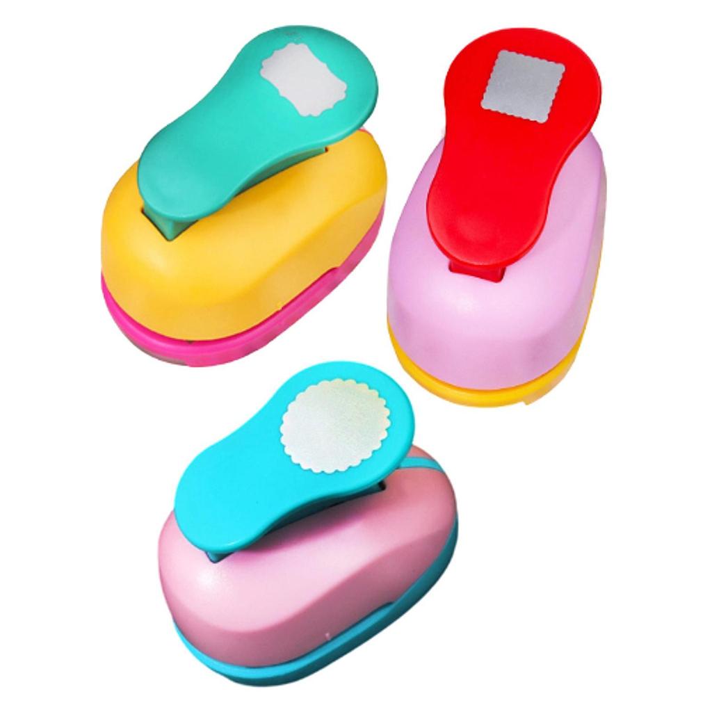[arutoxalc] Paper Punch Stamp Shapes Kids DIY อัลบั้มภาพถ่ายลายนูน ...