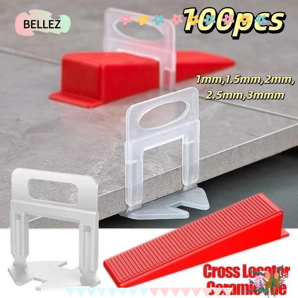 BELLEZ 100pcs กระเบื้อง Spacers, DIY หนาเซรามิค Leveler, Professional ...