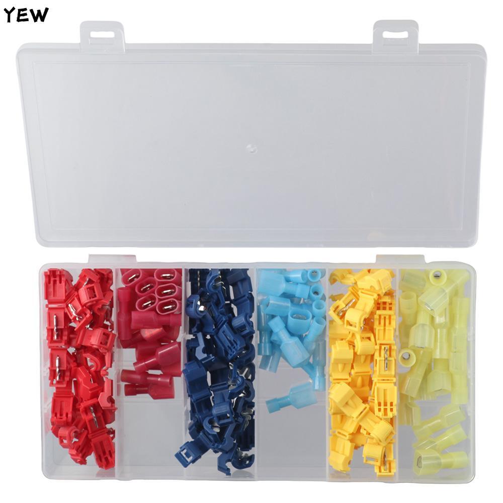 YEW 120 ชิ้น Wire Tap, T Tap Wire Splice Connectors, ตัวเชื่อมต่อสายไฟ ...