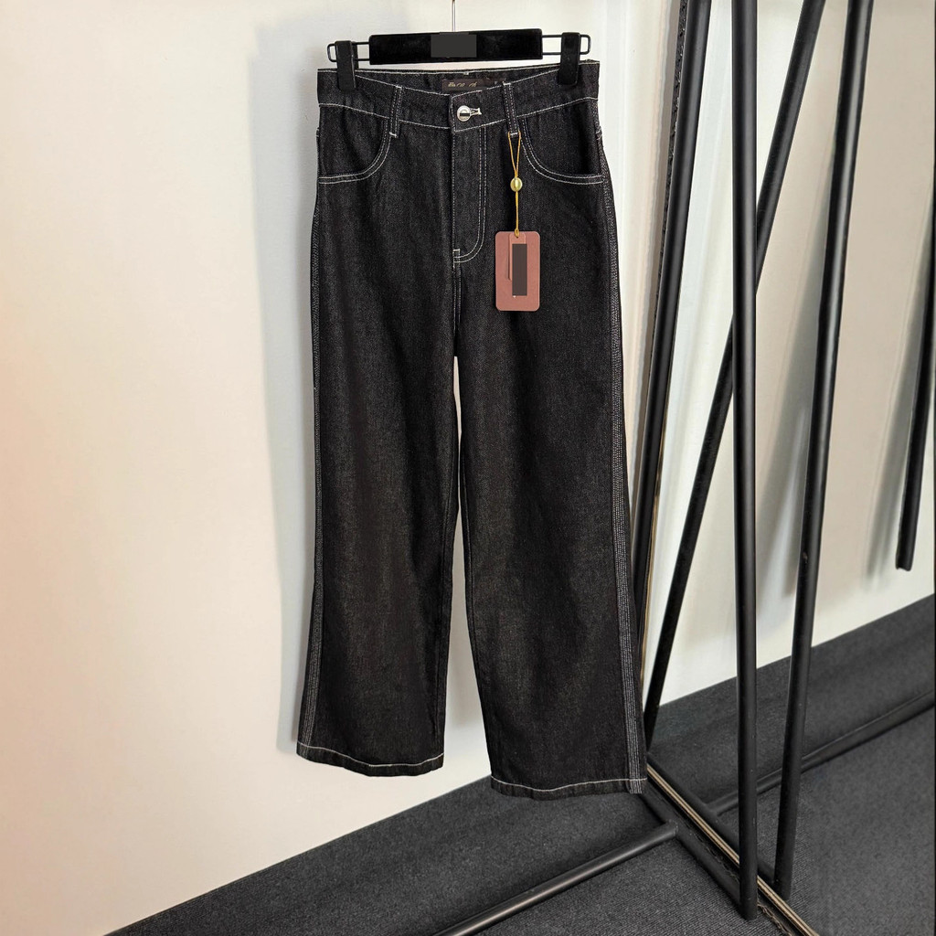 EOTB LP / L-Piana Slim Fit logo Embroidered Back Pocket Leather Label ...