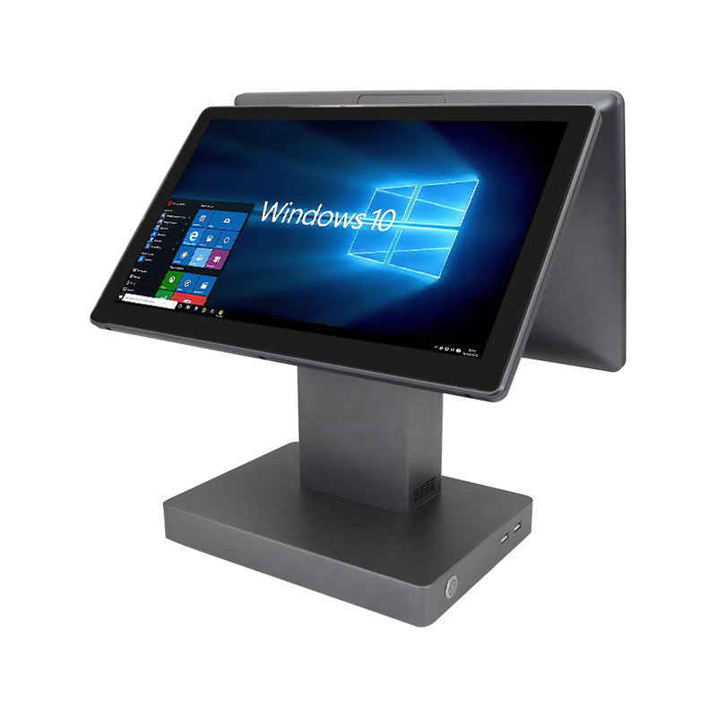 15.6 นิ้ว Windows POS System หน้าจอสัมผัสเครื่องบันทึกเงินสด I5 Win10 ...