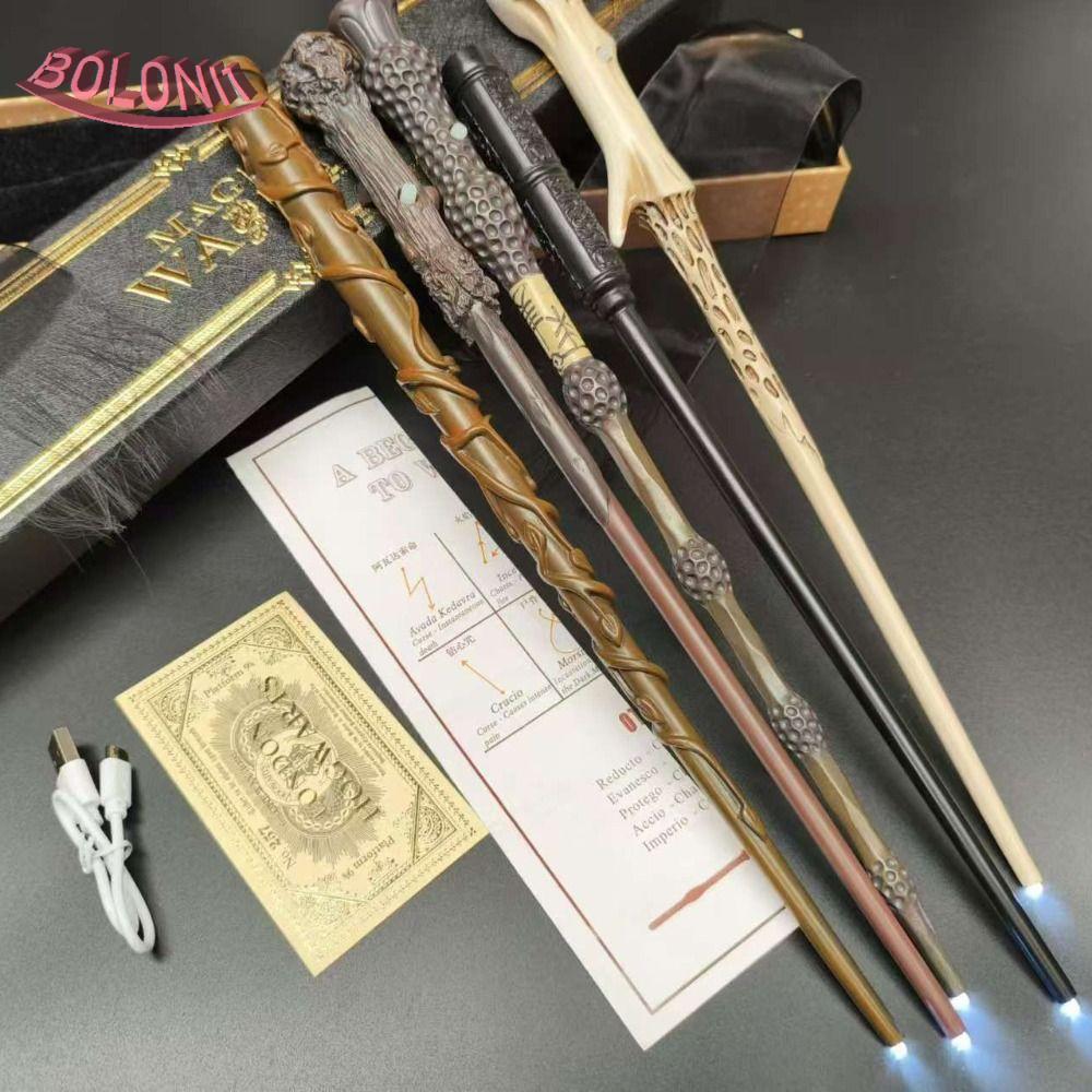 BO LED Magic Wand, Hermione Dumbledore คอสเพลย์ Magic Stick, ความแปลก ...