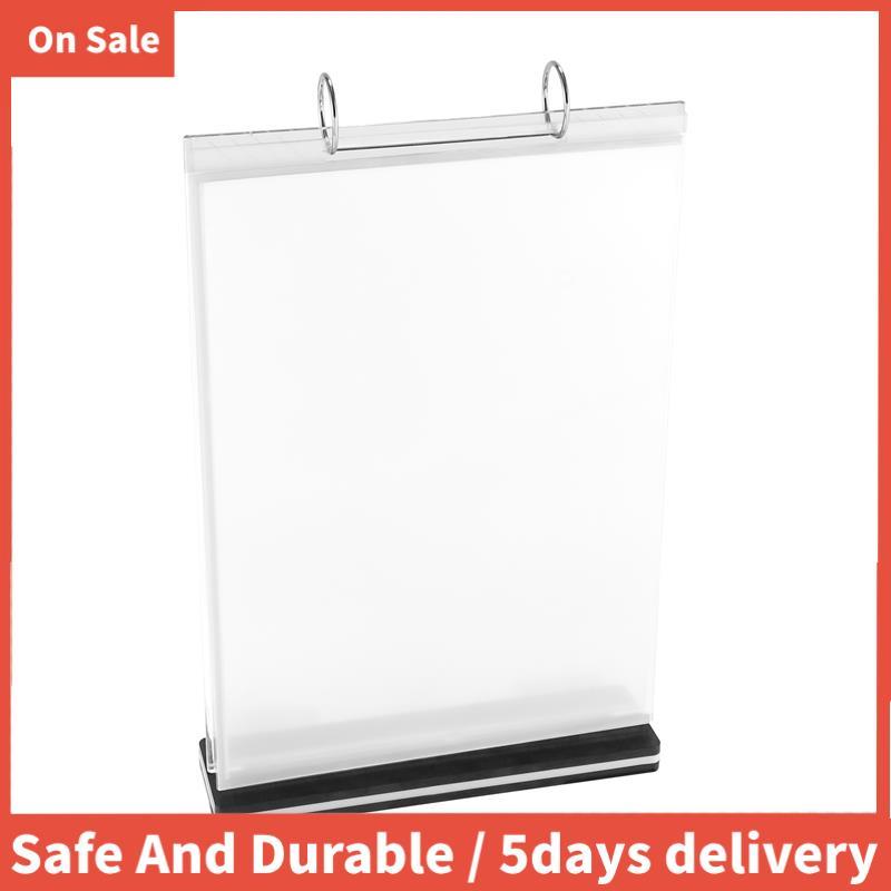 A4 Multi-Page Flip Display Card Label Display Stand ป้ายที่ถอดออกได้ ...