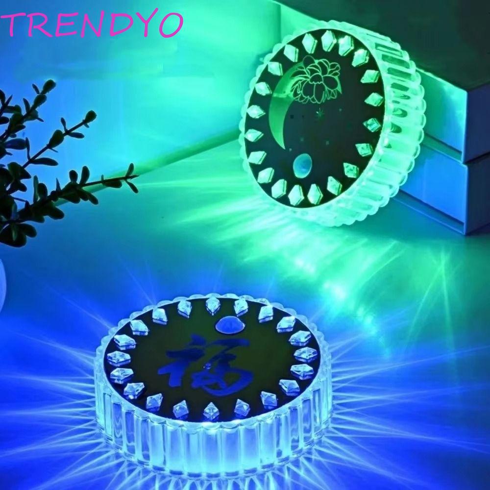TRENDYO โคมไฟติดผนังไร้สาย, Motion Sensor RGB Ambient Light RGB โคมไฟ ...