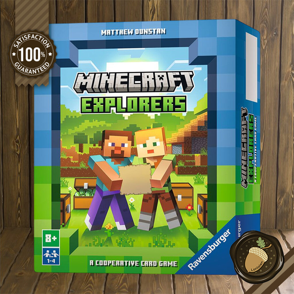 Minecraft: Explorers Card Game Board Game บอร์ดเกม | Shopee Thailand