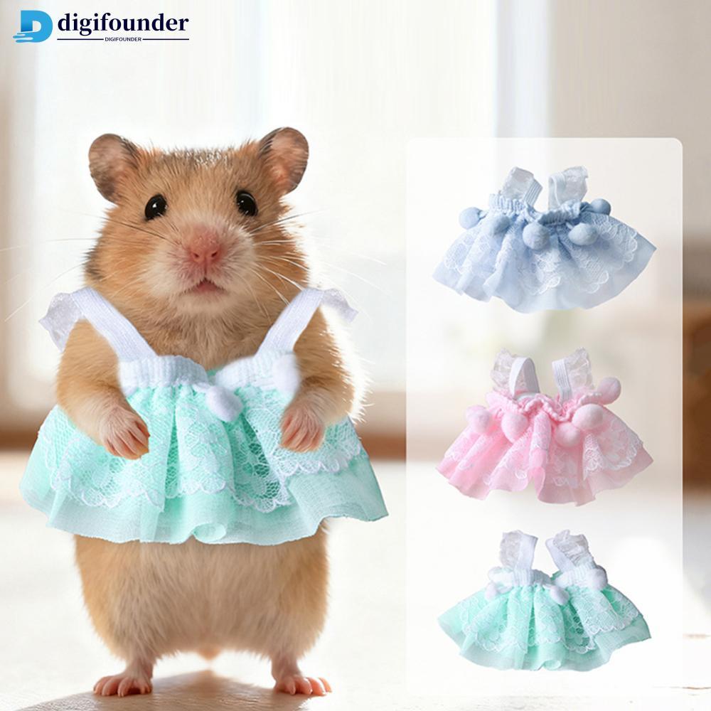 DIGIFOUNDER Four Seasons Little Pet Golden Hamster Clothes Mouse Mini ...