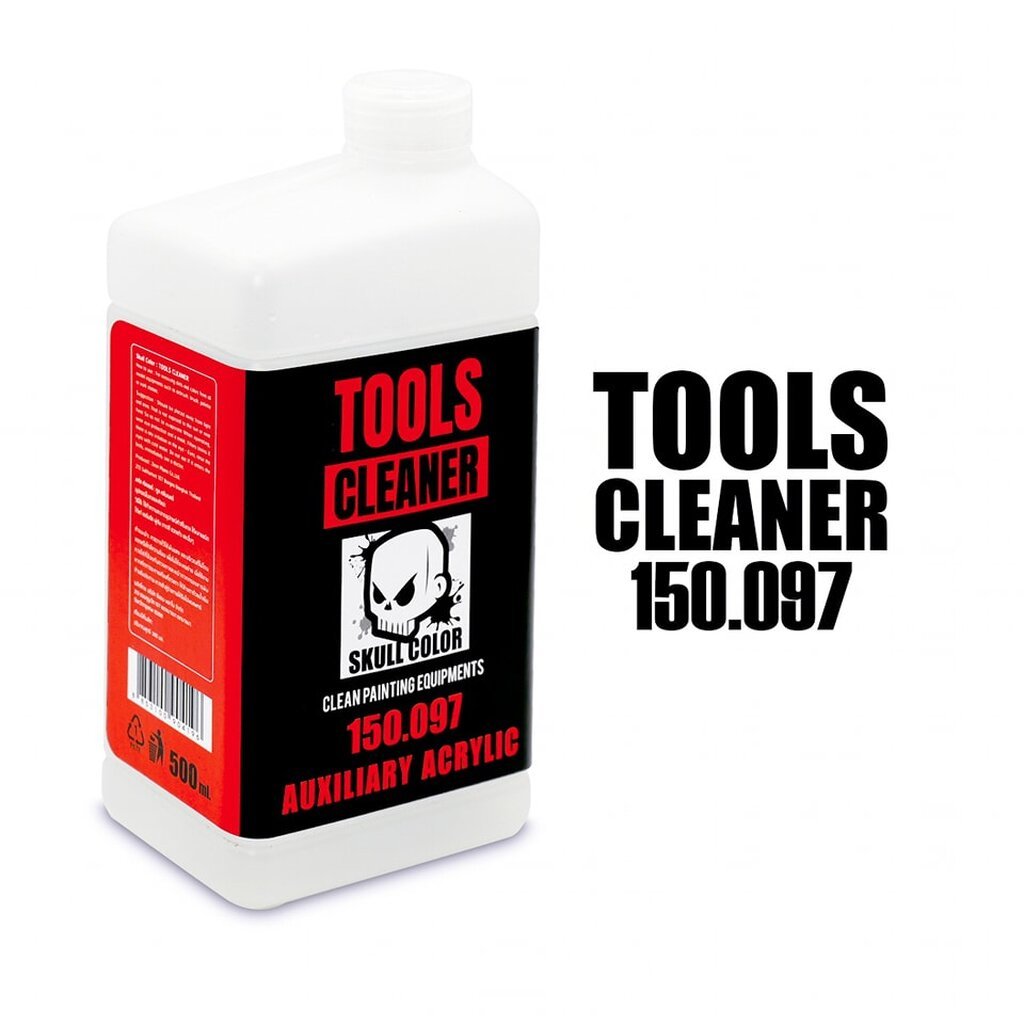 SKULL COLOR 150.097 TOOLS CLEANER 500ML (AUXILIARY) สีอะครีลิกสำหรับ ...
