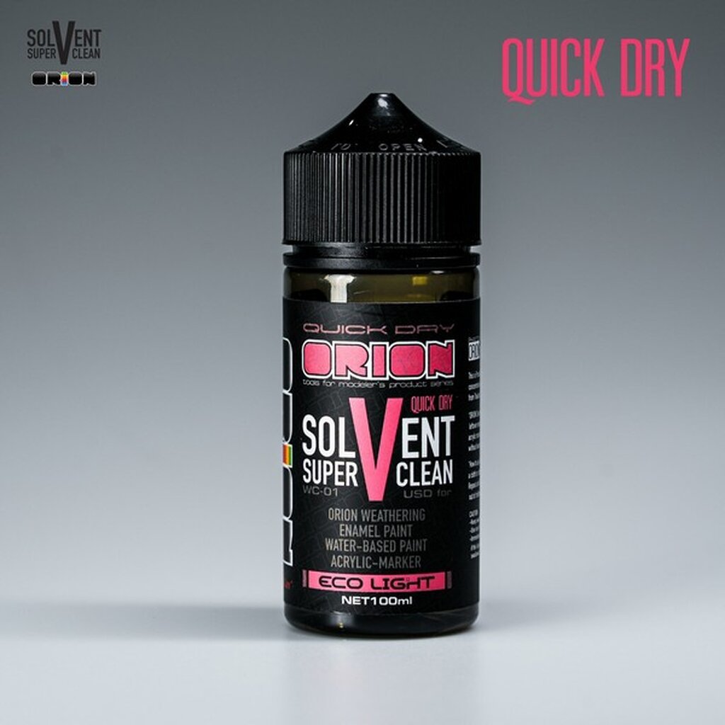 ORION SOLVENT SUPER CLEAN (QUICK DAY) 100ml สีอะครีลิกสำหรับพลาสติก ...