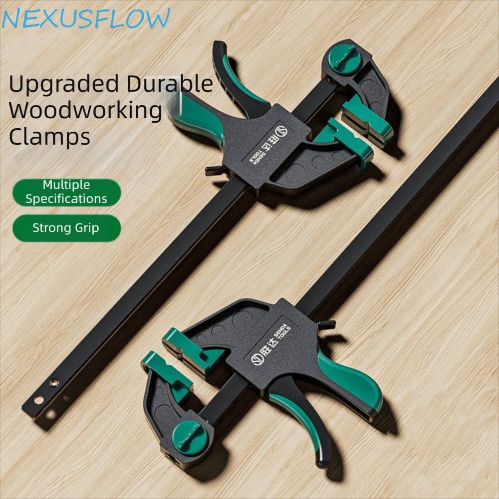 NEXUSFLOW F-Type Clamp, Nylon Strong Design Woodwork Clamp, Heavy-Duty ...
