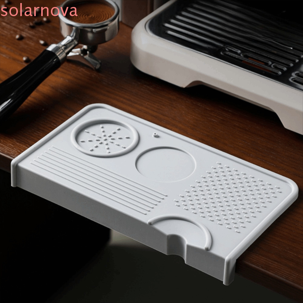 SOLARNOVA เสื่องัดแงะกาแฟ, ซิลิโคนลื่น Espresso Tamping Mat, มัลติฟังก ...