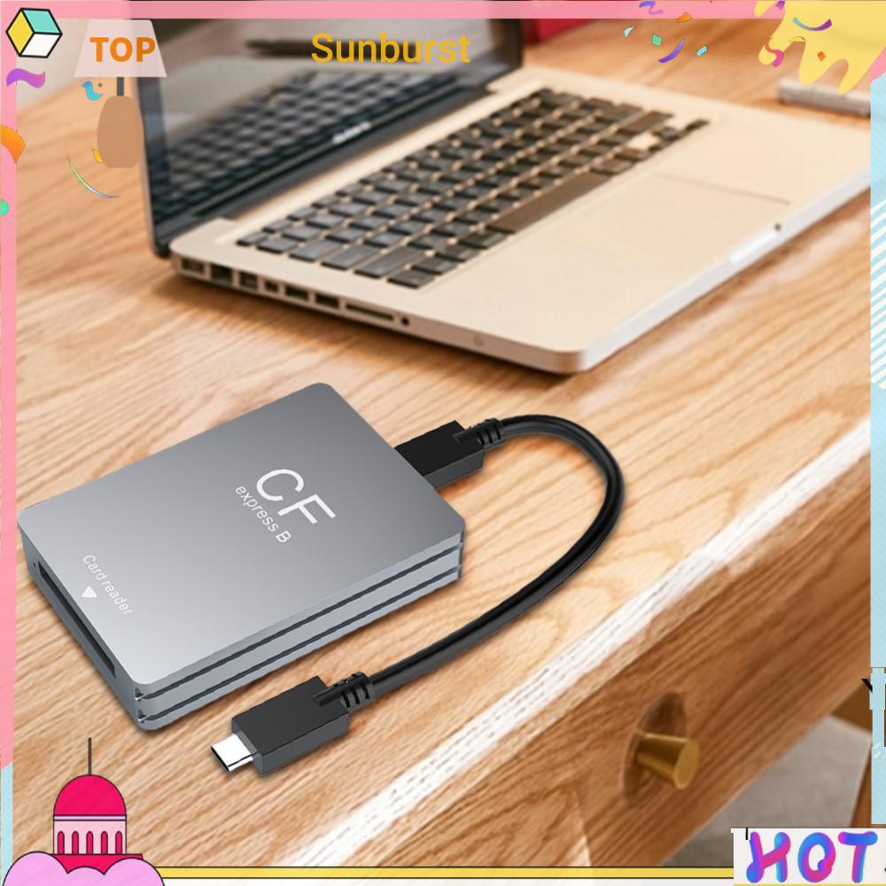 CFexpress เครื่องอ่านการ์ด Type B USB 3.2 10Gbps Portable CF Express ...
