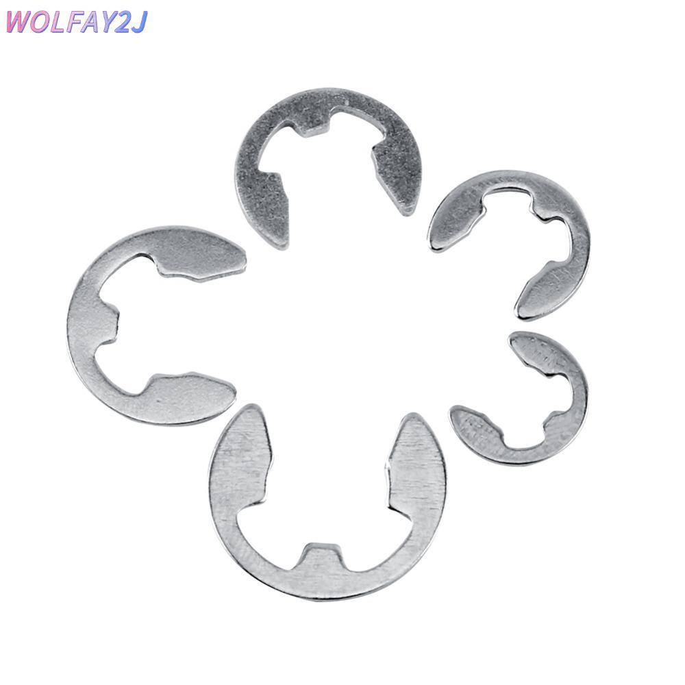 WOLFAY2J 200 ชิ้น E-Clip Assortment Kit, 10 ขนาด (M1.5-M10) ขนาดเมตริก ...