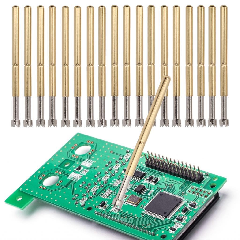 Spring Test Probe Pin Pogo Tools วัสดุทองเหลืองสำหรับการทดสอบส่วนประกอบ ...