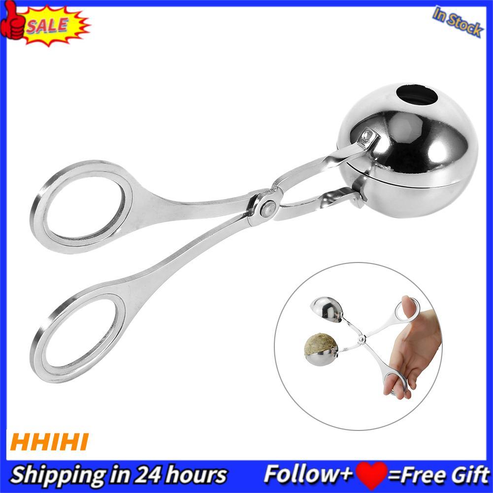 Hhihi GLOGLOW Meat Ball Maker ไม่ติด Melon Baller สแตนเลสแป้งคุกกี้ ...
