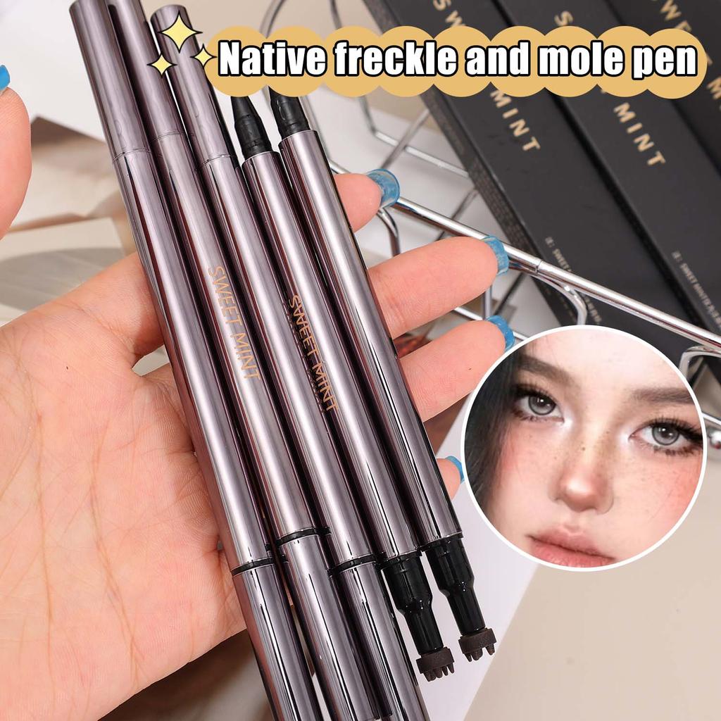 2 in 1 Non Fading Natural Fake Freckle Pen - กันน้ํา Dual Tip Freckle ...