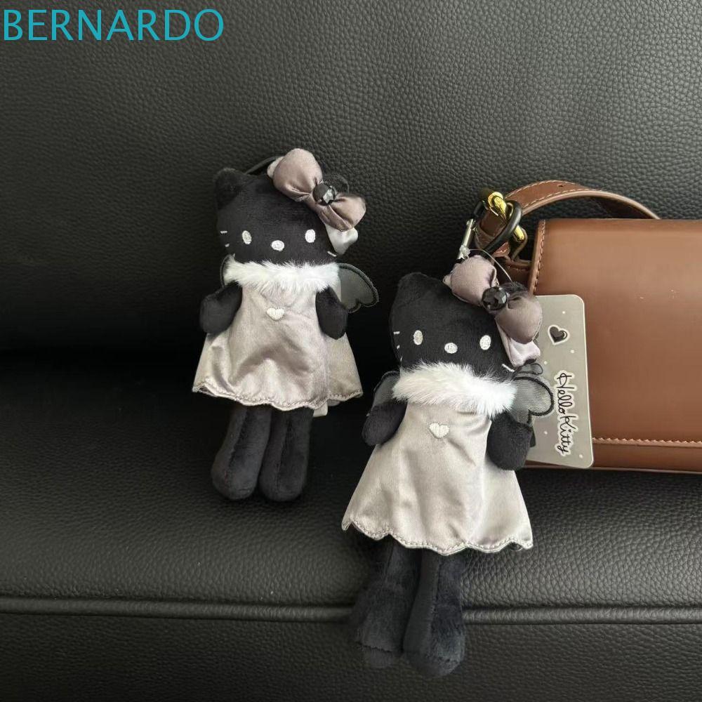 BERNARDO ตุ๊กตาตุ๊กตาจี้,นุ่มอะนิเมะสีดํา Kitty พวงกุญแจตุ๊กตา,ตุ๊กตา ...