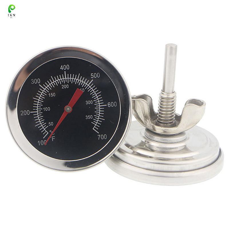 [ikn] เครื่องวัดอุณหภูมิเตาอบสแตนเลส BBQ Biเมทัลลิก Dual Gage 700 องศา ...