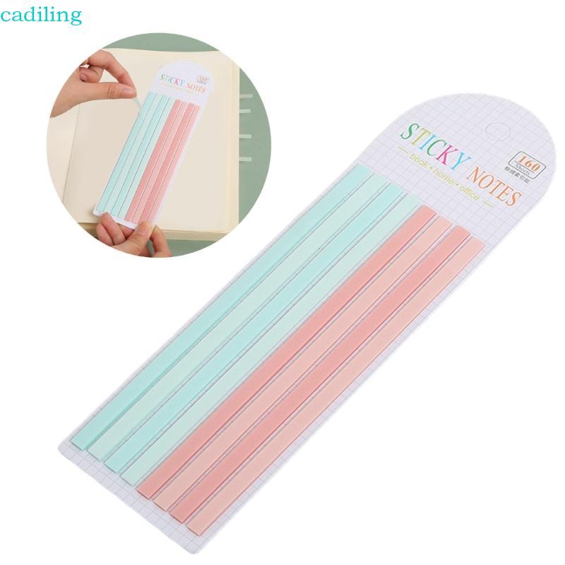 Cadiling Long Strips File Tabs Book Marker Bright Color Page Index สติก ...