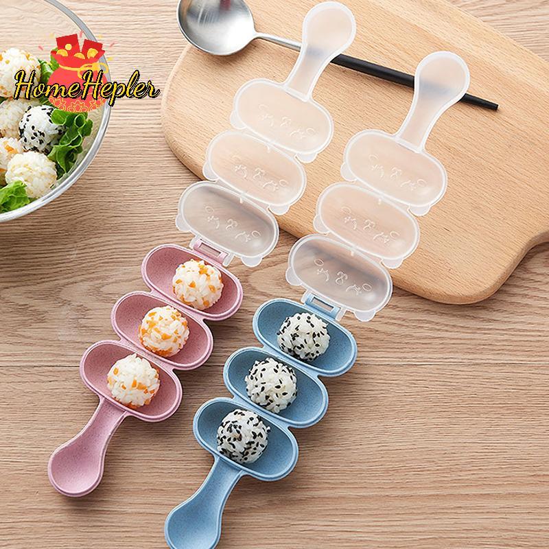 HomeHepler Rice Ball Shaker DIY Rice Baller Shakers Lunch Maker Mould ...