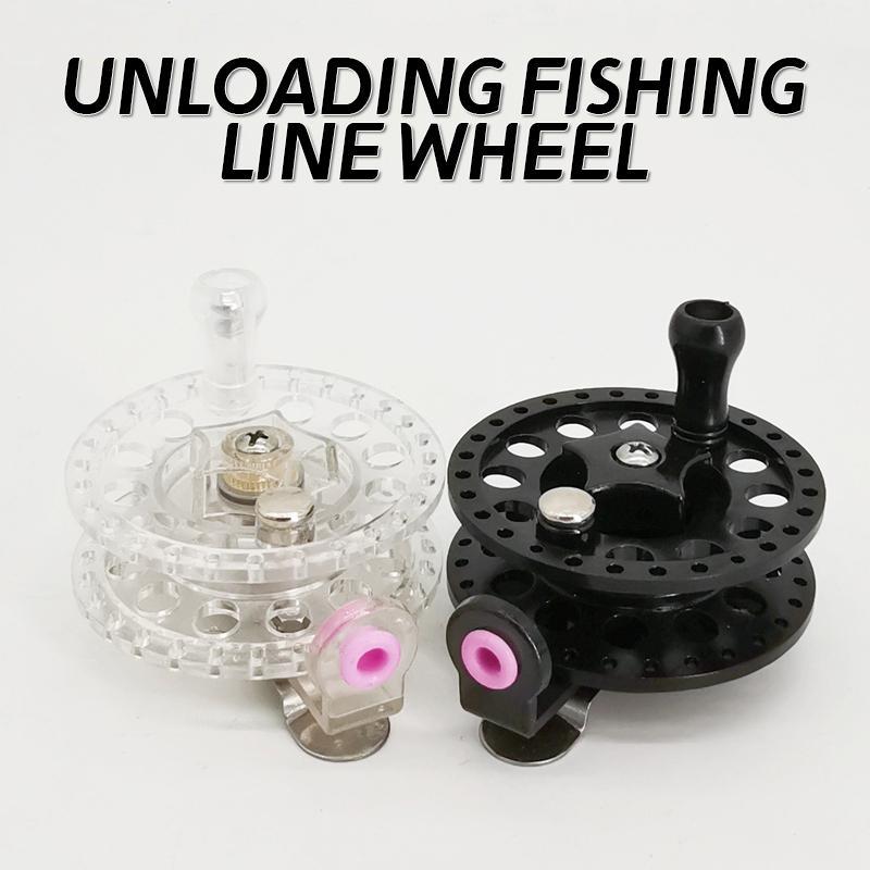 Ice Fishing Wheel พร้อมระบบเบรกย้อน ล้อหน้าโลหะบางส่วน เครื่องมือตกปลา ...
