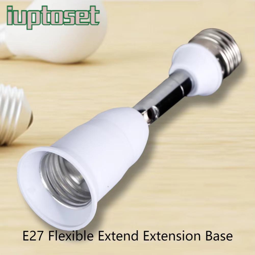 Iuptoset ฐานโคมไฟ LED, ฐานผนังซ็อกเก็ตหลอดไฟแบบยืดหยุ่น, ทนทาน E27 ถึง ...