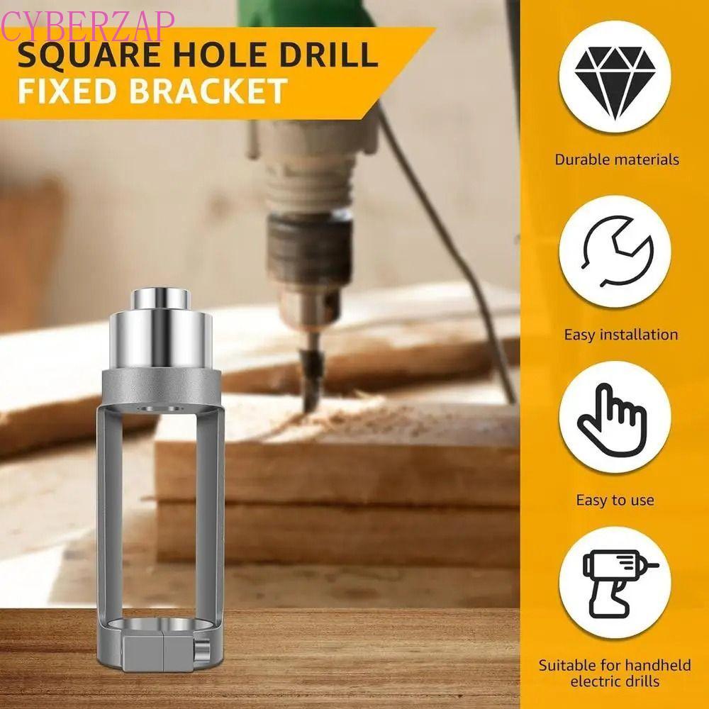 CYBERZAP Drill Bit Fixing Bracket, Mortising ติดตั้งง่าย Square Hole ...