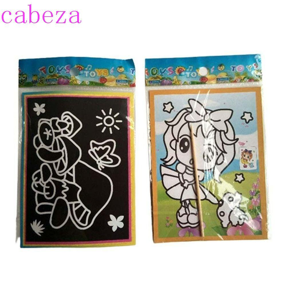 CABEZA 10pcs Magic Doodle Board ของขวัญวันเกิดสมุดระบายสีปากกา DIY ของ ...